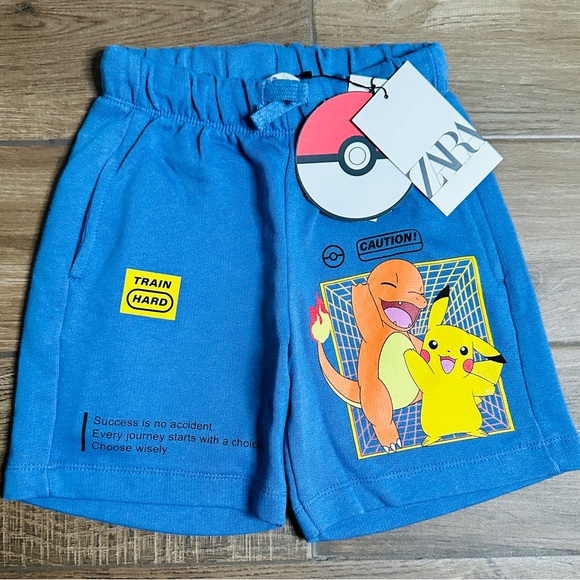 Zara | Bottoms | Zara Kids Pokemon Shorts | Poshmark